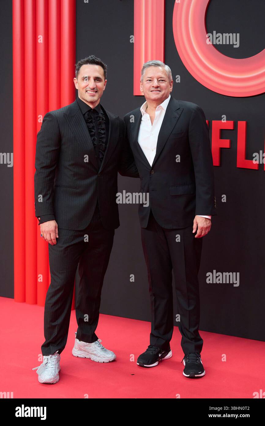 Madrid. Spain. 20250611, Ted Sarandos (Ceo Netflix) attends Netflix ...