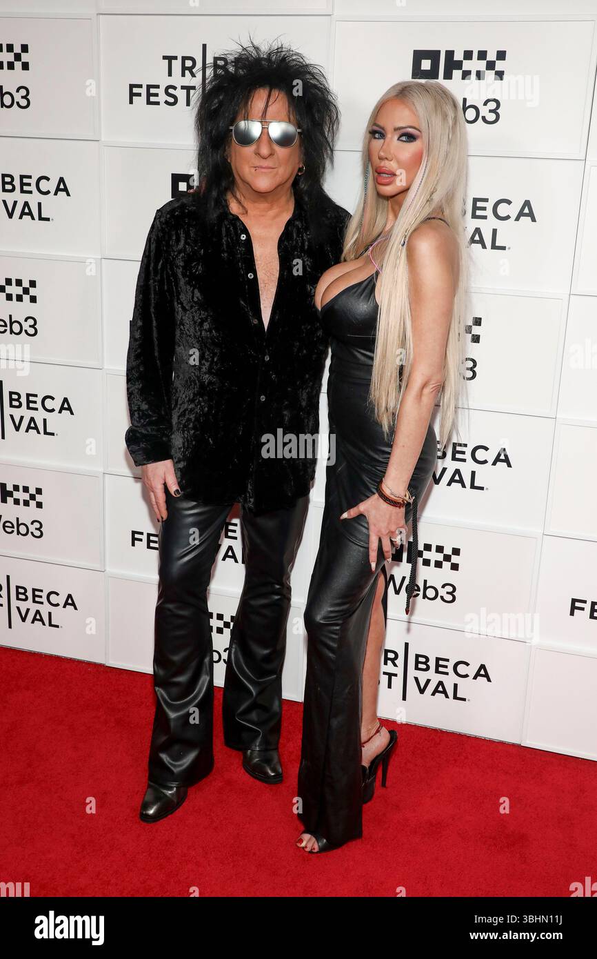 Musician Steve Stevens, left, and fashion model Josie Stevens attend ...