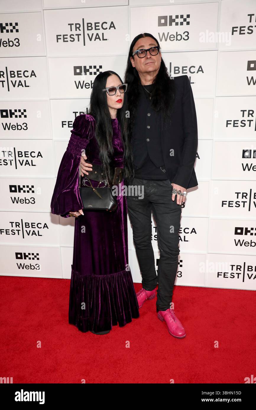 Bea Akerlund, left, and Jonas Akerlund attend the "Billy Idol Should Be ...