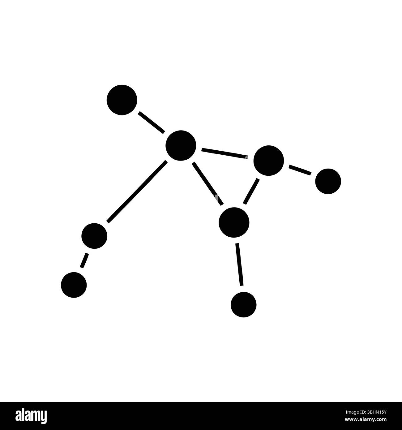 Featuring interconnected circles Black and White Stock Photos & Images ...