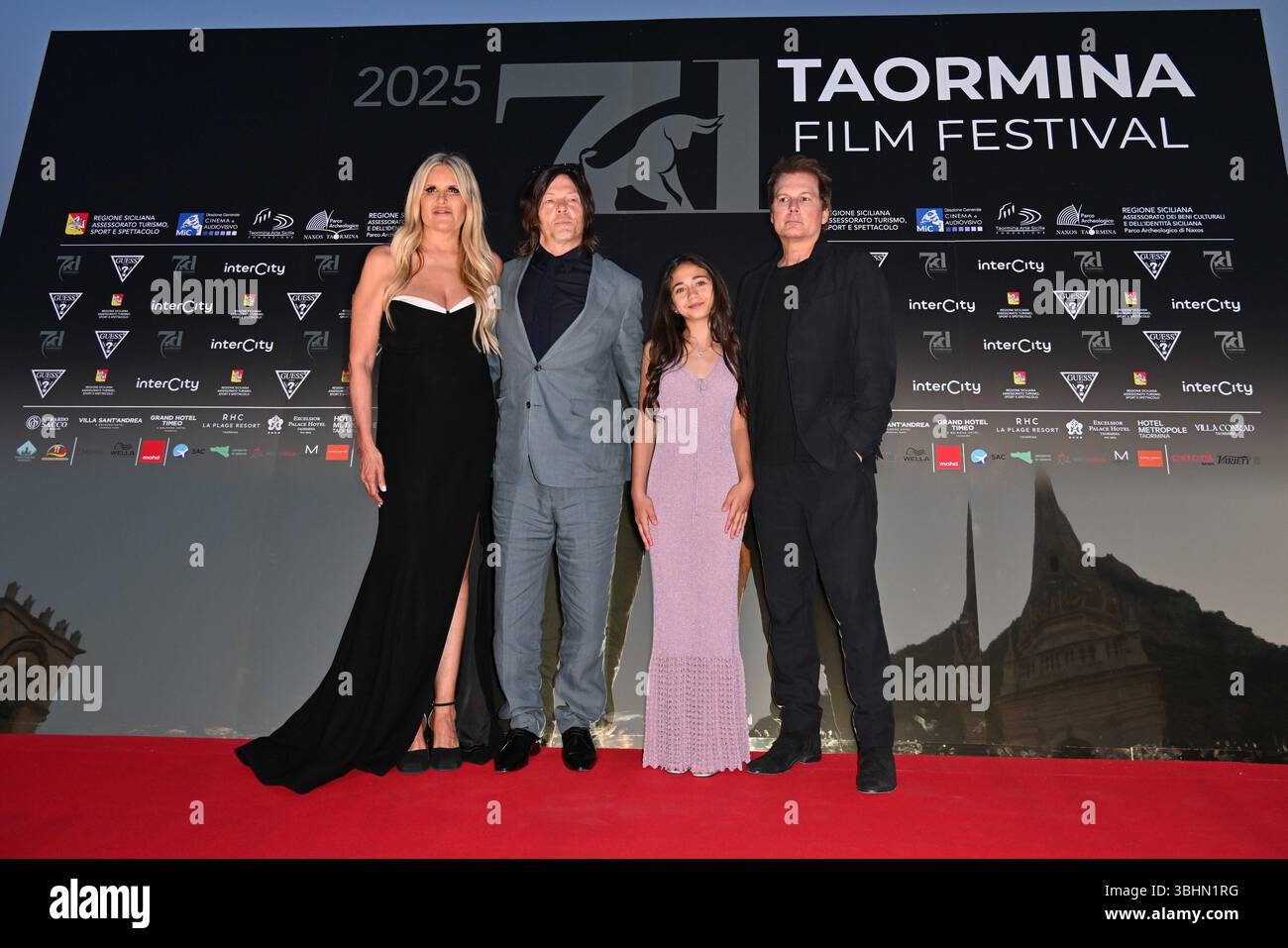 Taormina, 71st Taormina Film Festival 2025 - Day 1, red carpet. In the ...