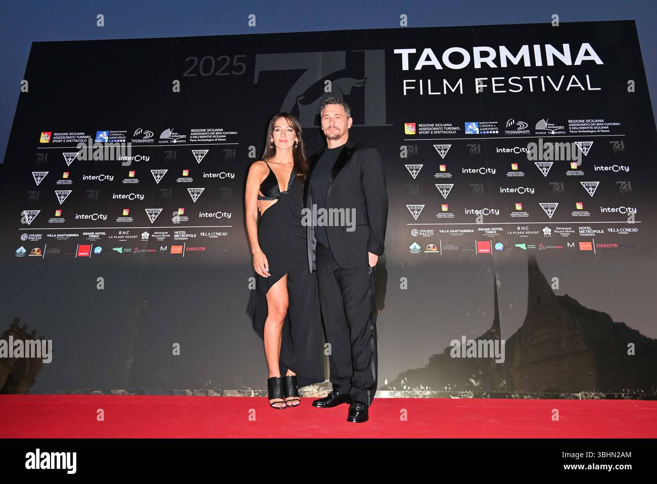 Taormina, 71st Taormina Film Festival 2025 - Day 1, red carpet. In the ...
