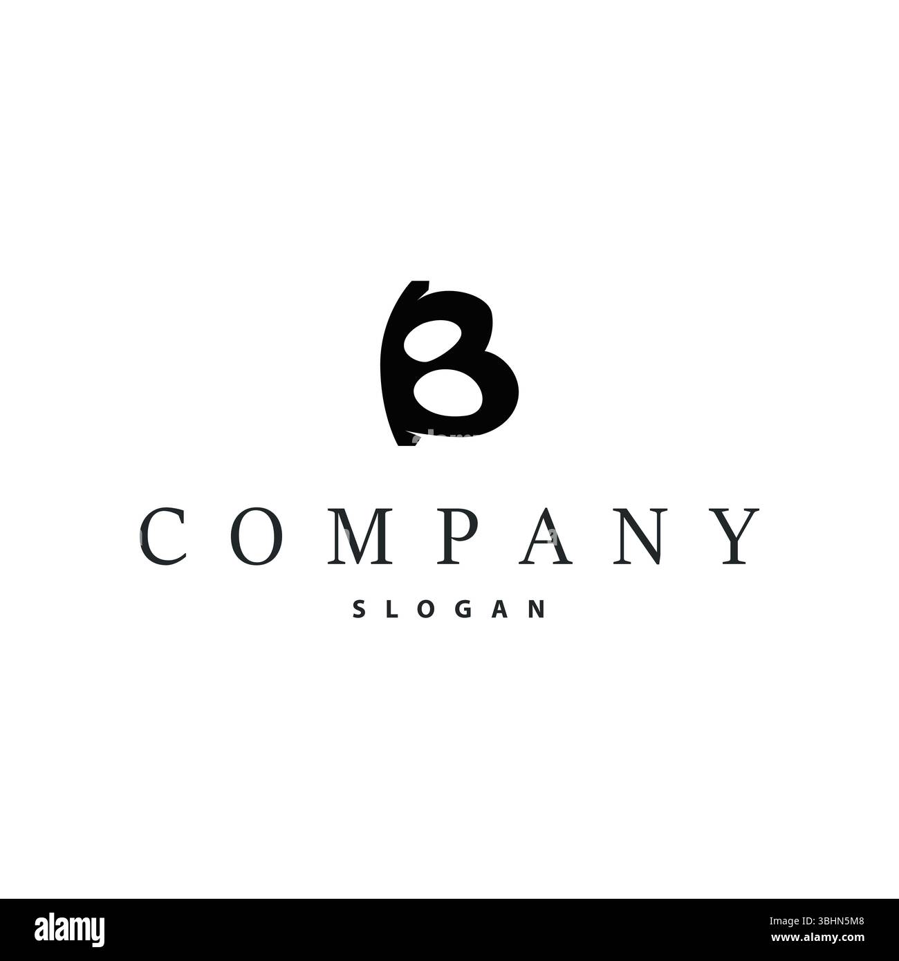 simple design logo letter B design minimalist simple modern initial ...