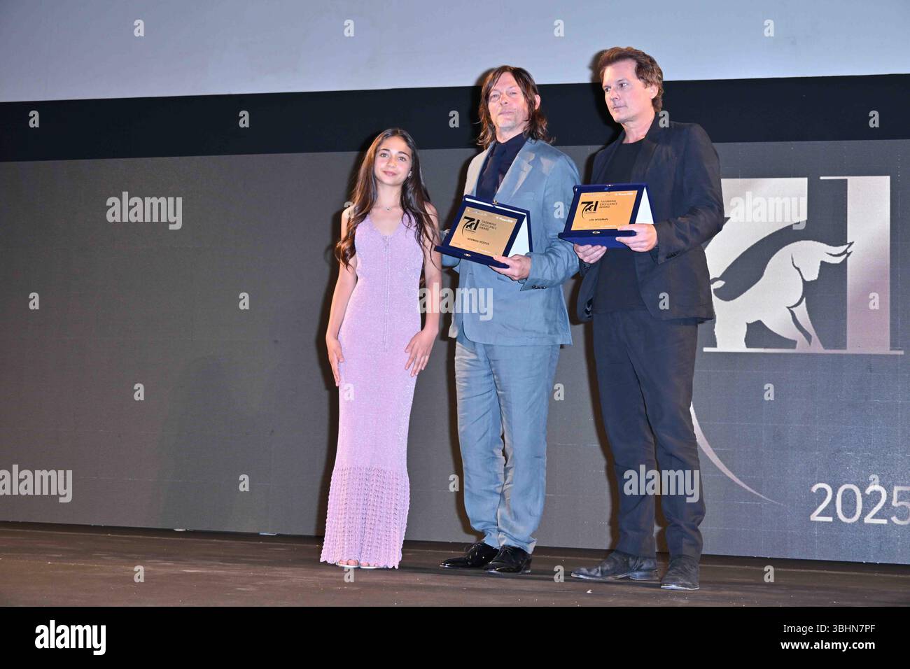 Taormina, 71st Taormina Film Festival 2025 - Day 1, Awards Ceremony ...
