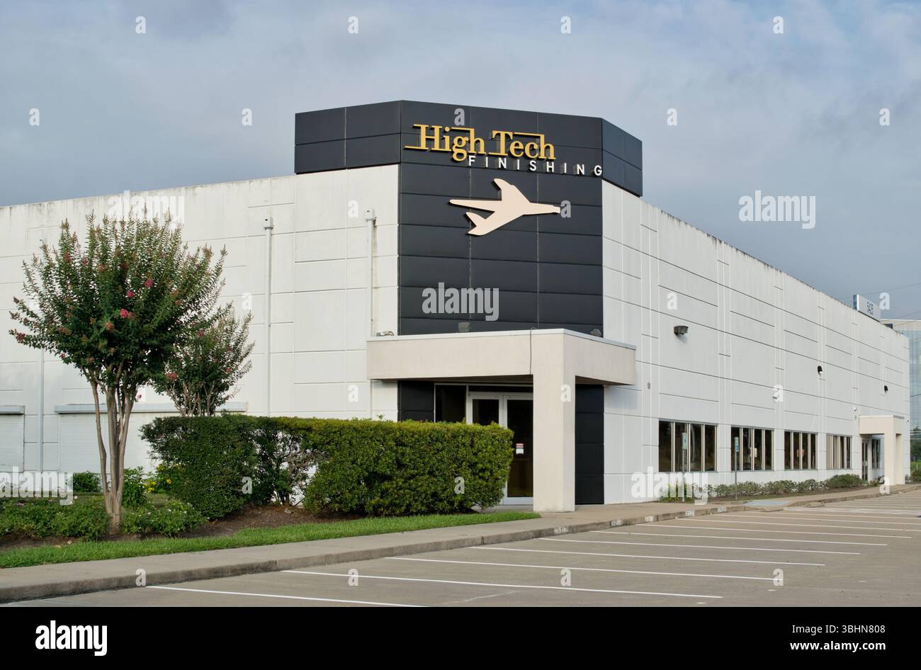 Houston, Texas USA 06-08-2025: High Tech Finishing office business ...
