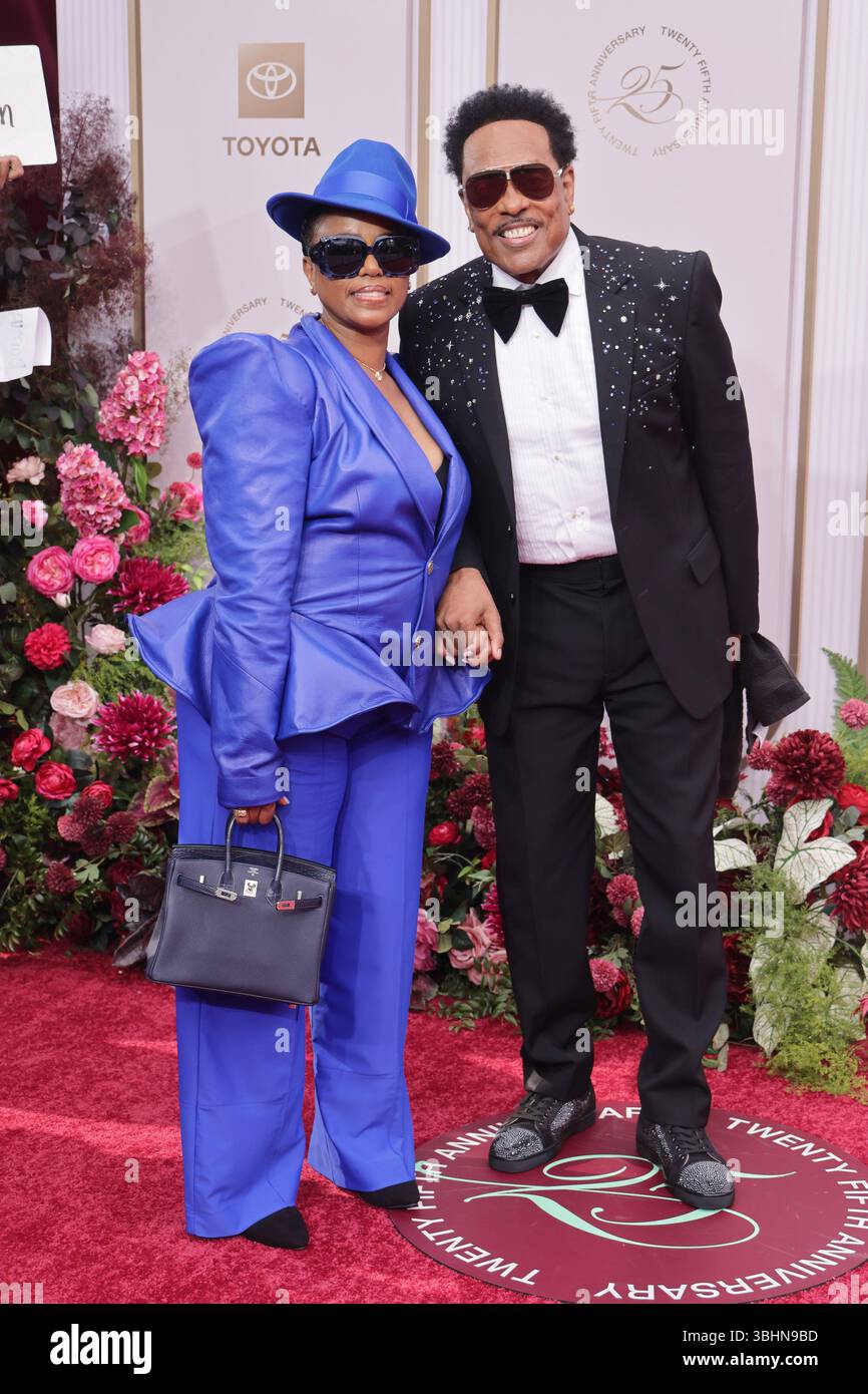 Los Angeles, USA. 10th June, 2025. Shante Broadus and Charlie Wilson ...