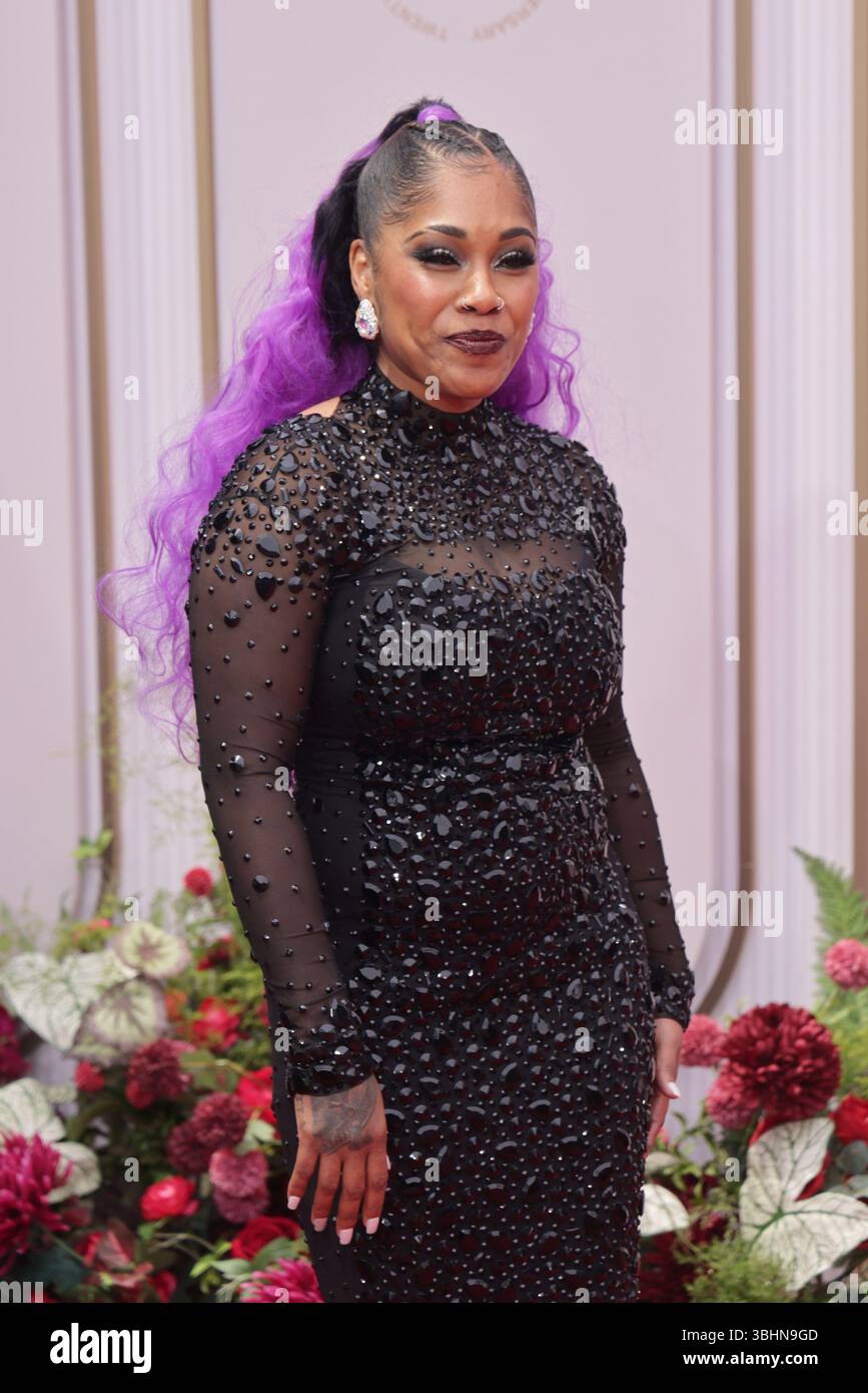 Los Angeles, USA. 10th June, 2025. DJ PZB attends the 2025 BET Awards ...