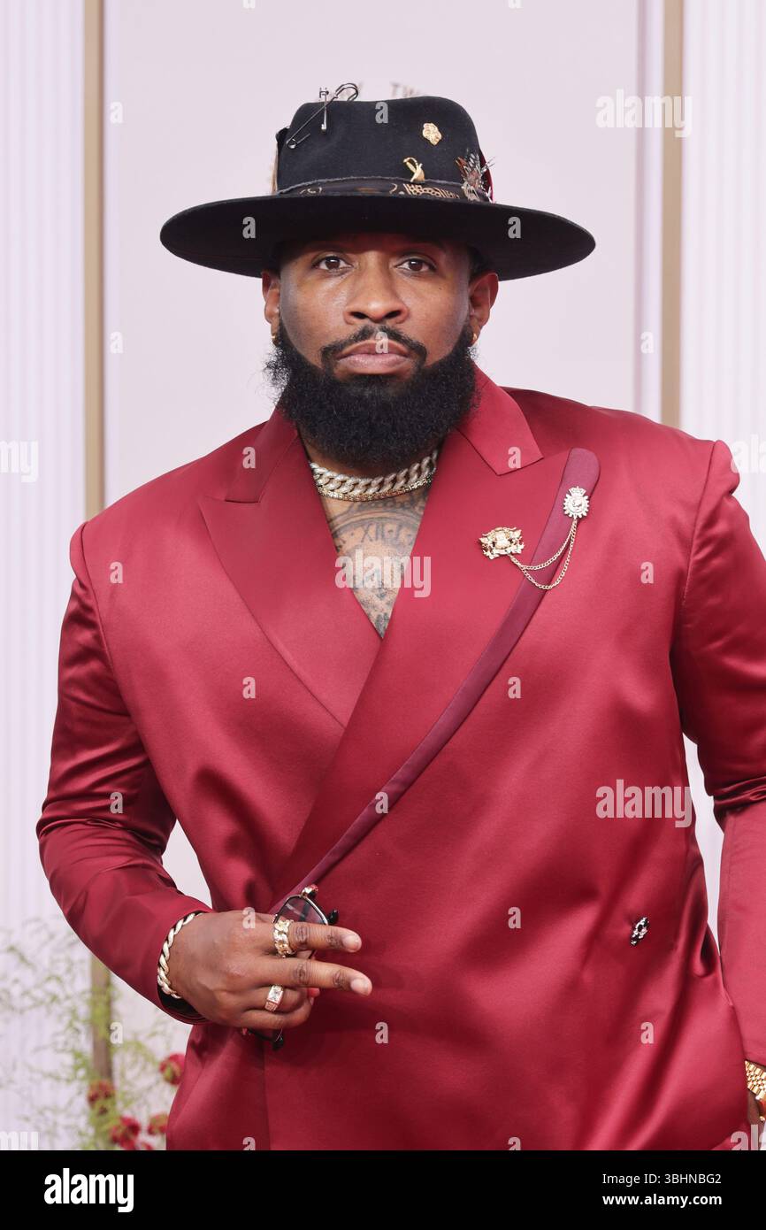 Los Angeles, USA. 10th June, 2025. Pastor Mike Jr. attends the 2025 BET ...