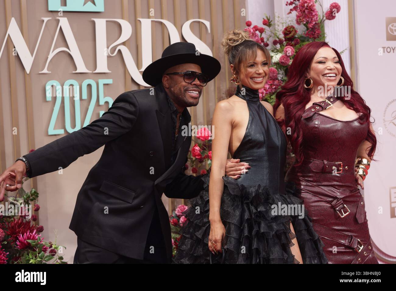 Los Angeles, USA. 10th June, 2025. D-Nice, Jennifer Freeman, and Tisha ...