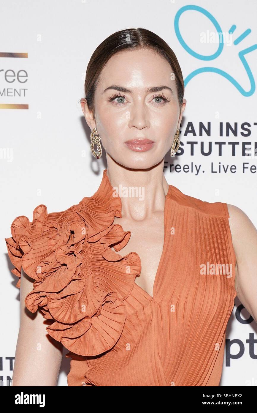 Emily Blunt at arrivals for The American Institute for Stuttering s ...