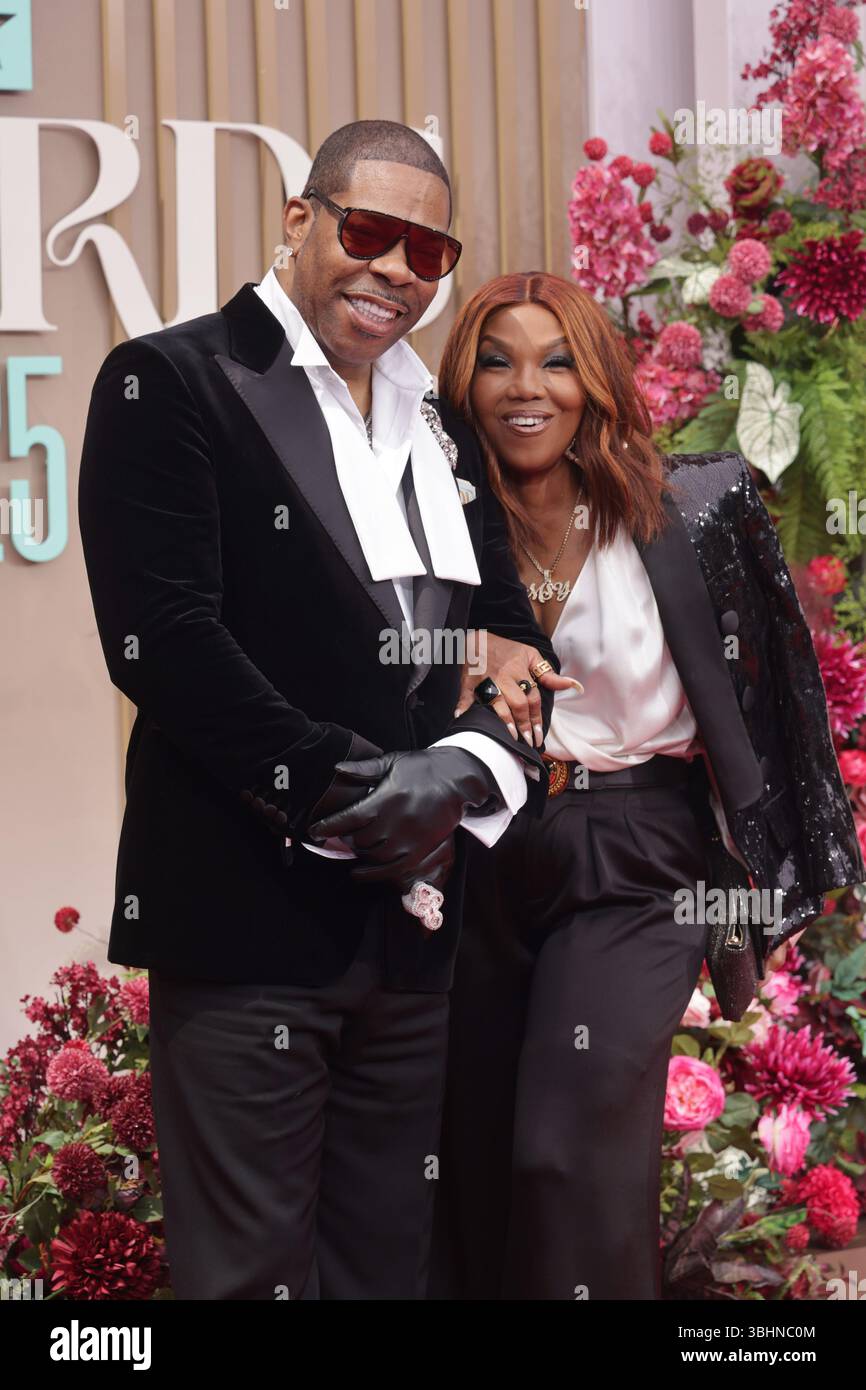 Los Angeles, USA. 10th June, 2025. Busta Rhymes and Mona Scott Young ...