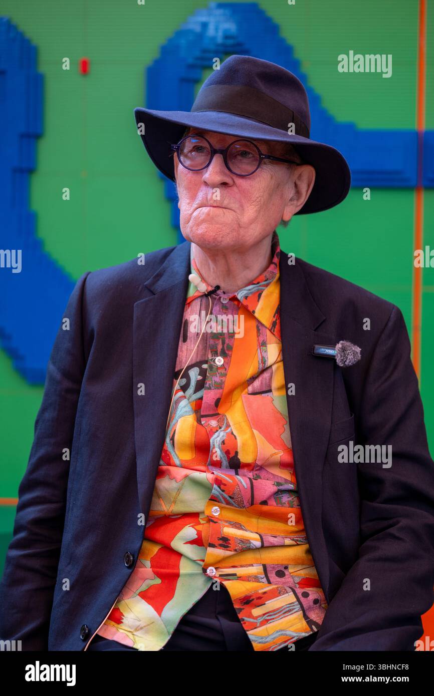 London, UK, 10th June 2025, Play Pavilion, a dynamic public art installation designed by ...