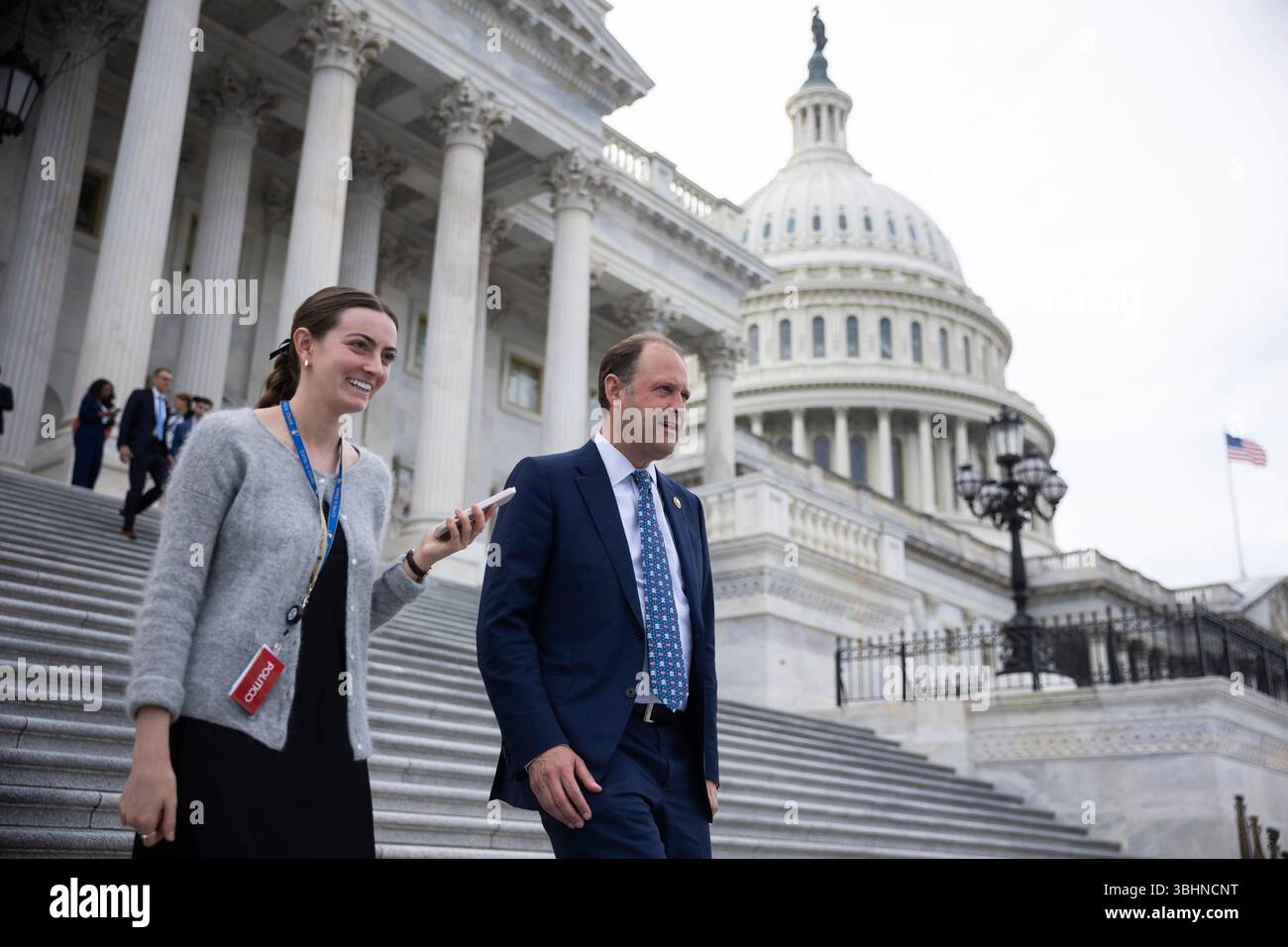 Rep. Andy Barr (R-Ky.) speaks with a reporter as he departs a vote at ...