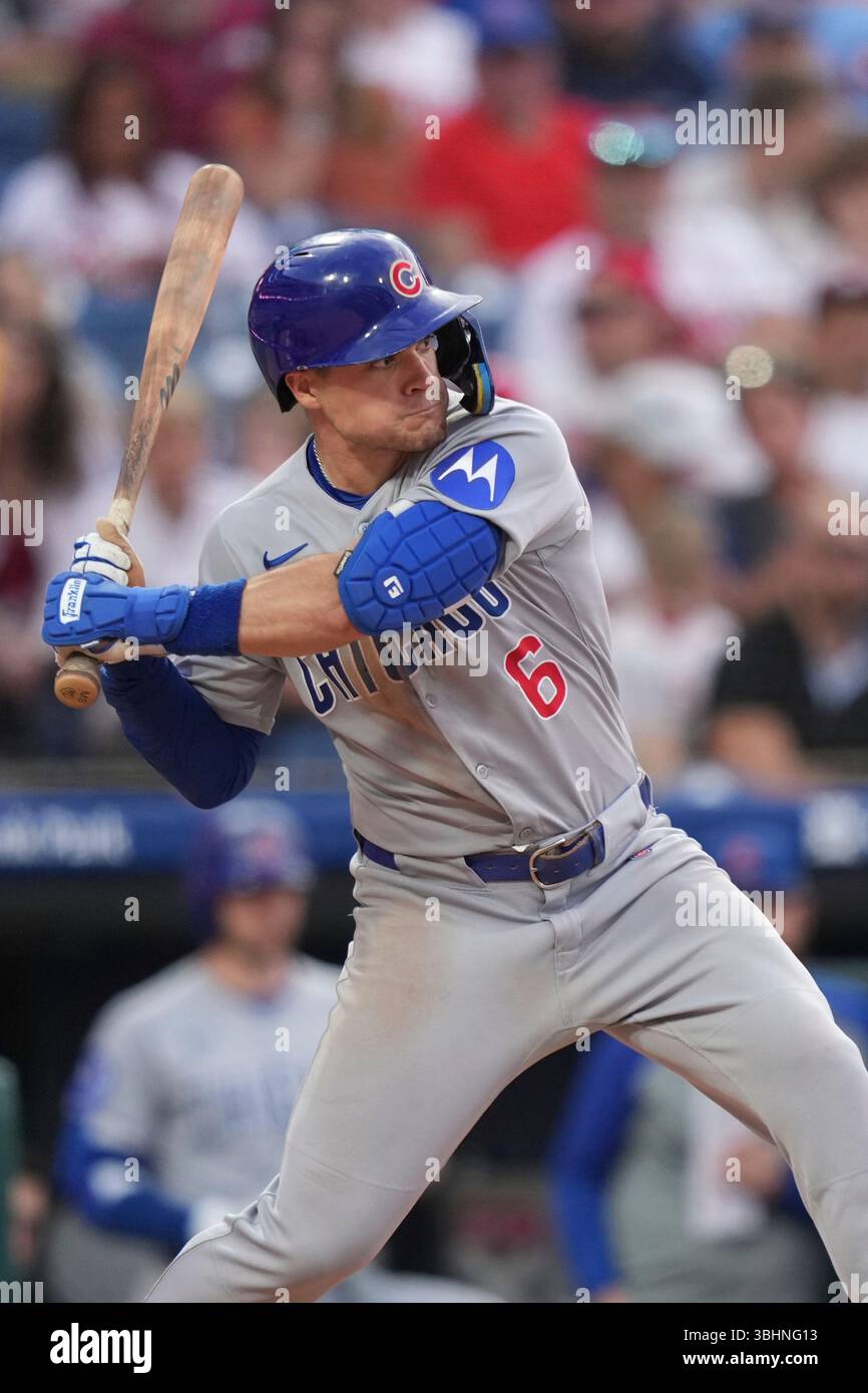 Chicago Cubs' Matt Shaw plays during a baseball game Tuesday, June 10 ...