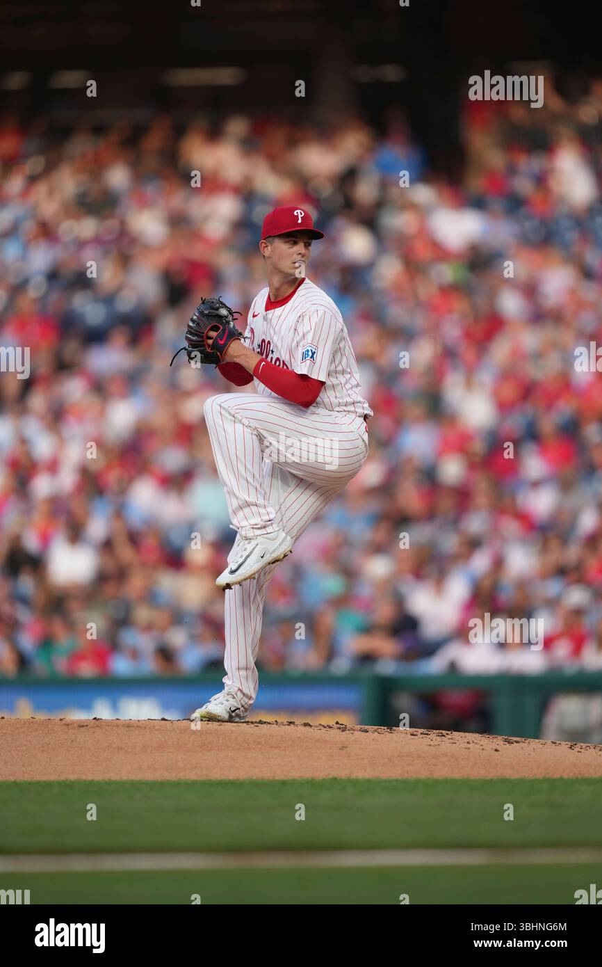 Philadelphia Phillies' Mick Abel plays during a baseball game Tuesday ...