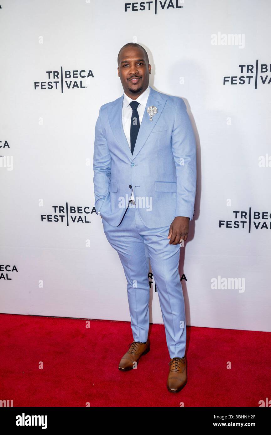 NEW YORK, NEW YORK - JUNE 09: Jerod Haynes attends the "Horsegirls" premiere during the 2025 ...