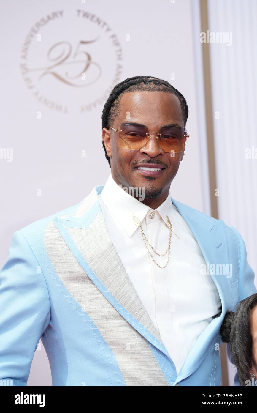 June 9, 2025, Los Angeles, California, USA: TI on the red carpet of the ...