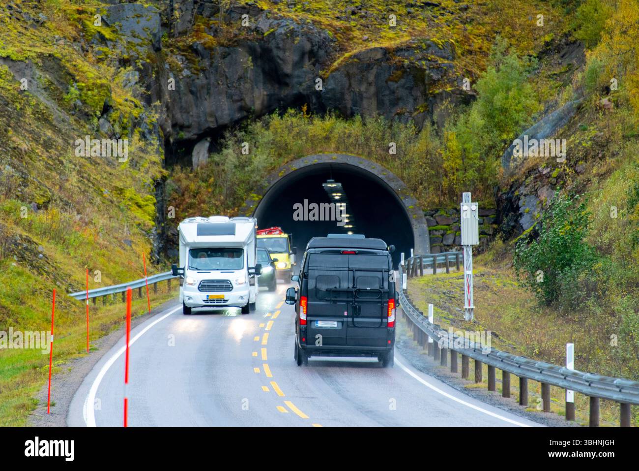 European Route E10 in Lofoten - Norway Stock Photo - Alamy