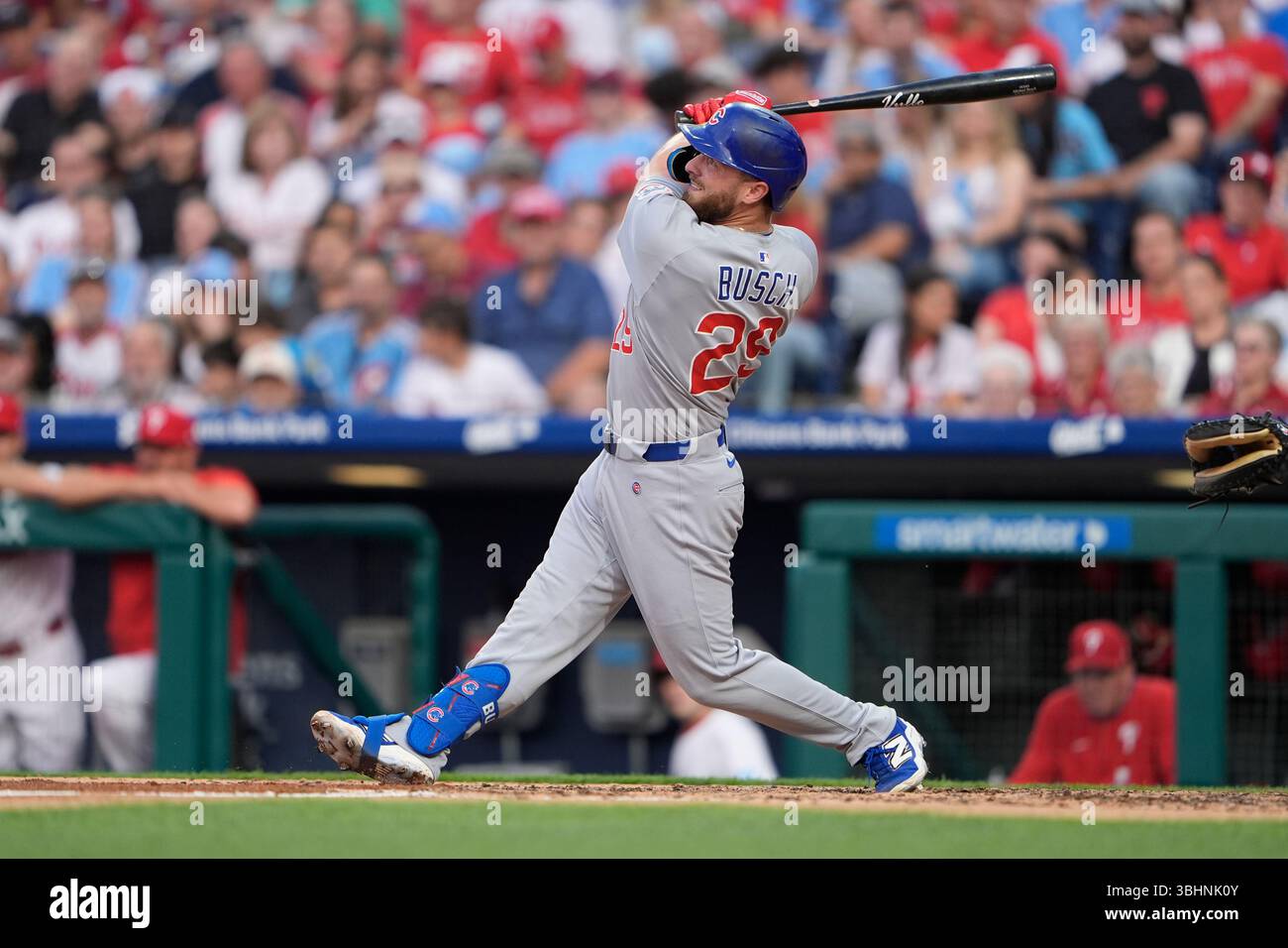 PHILADELPHIA, PA - JUNE 10: Chicago Cubs First Baseman Michael Busch ...