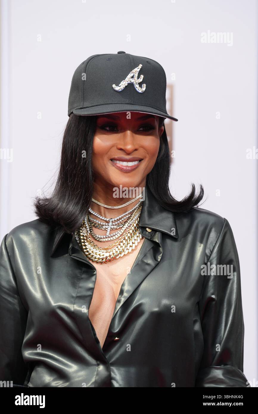 June 9, 2025, Los Angeles, California, USA: Ciara on the red carpet of ...