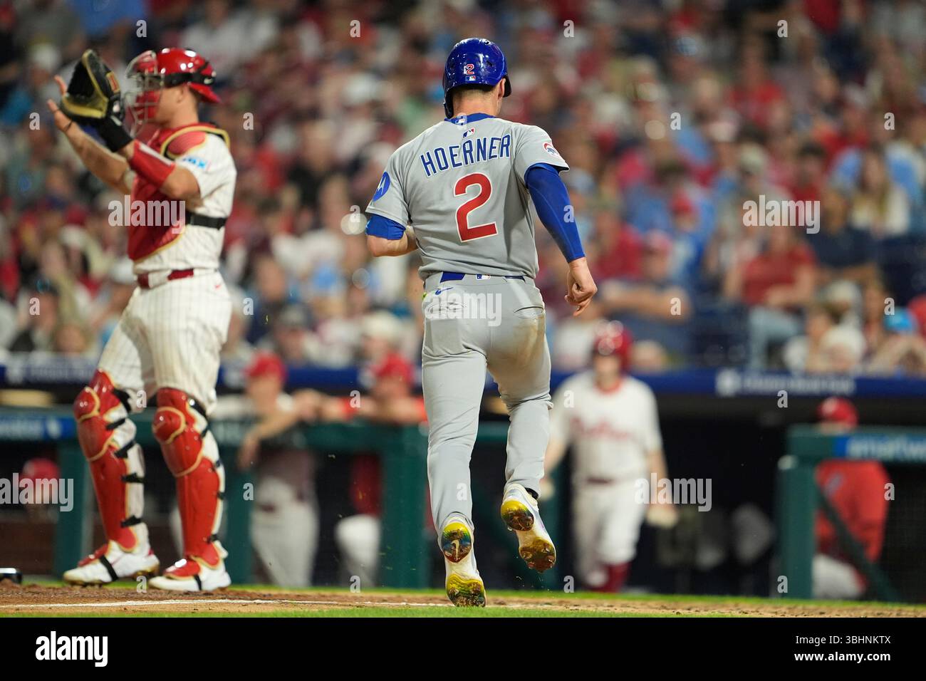 PHILADELPHIA, PA - JUNE 10: Chicago Cubs Second Baseman Nico Hoerner (2 ...