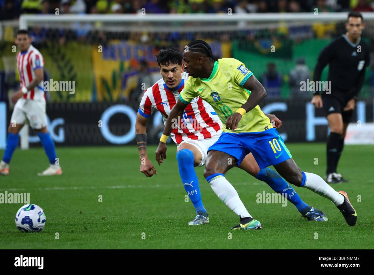 Vini Jr of the Brazil national team during the match against Paraguay ...
