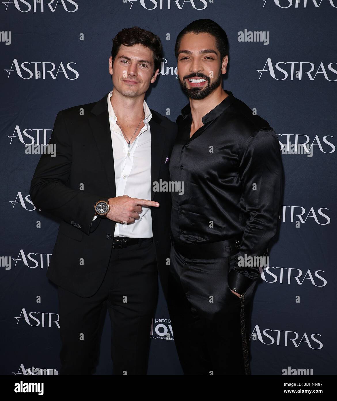 Zack Ignoffo, Sia Zami arrives at The 2025 Astra TV Awards held at The ...
