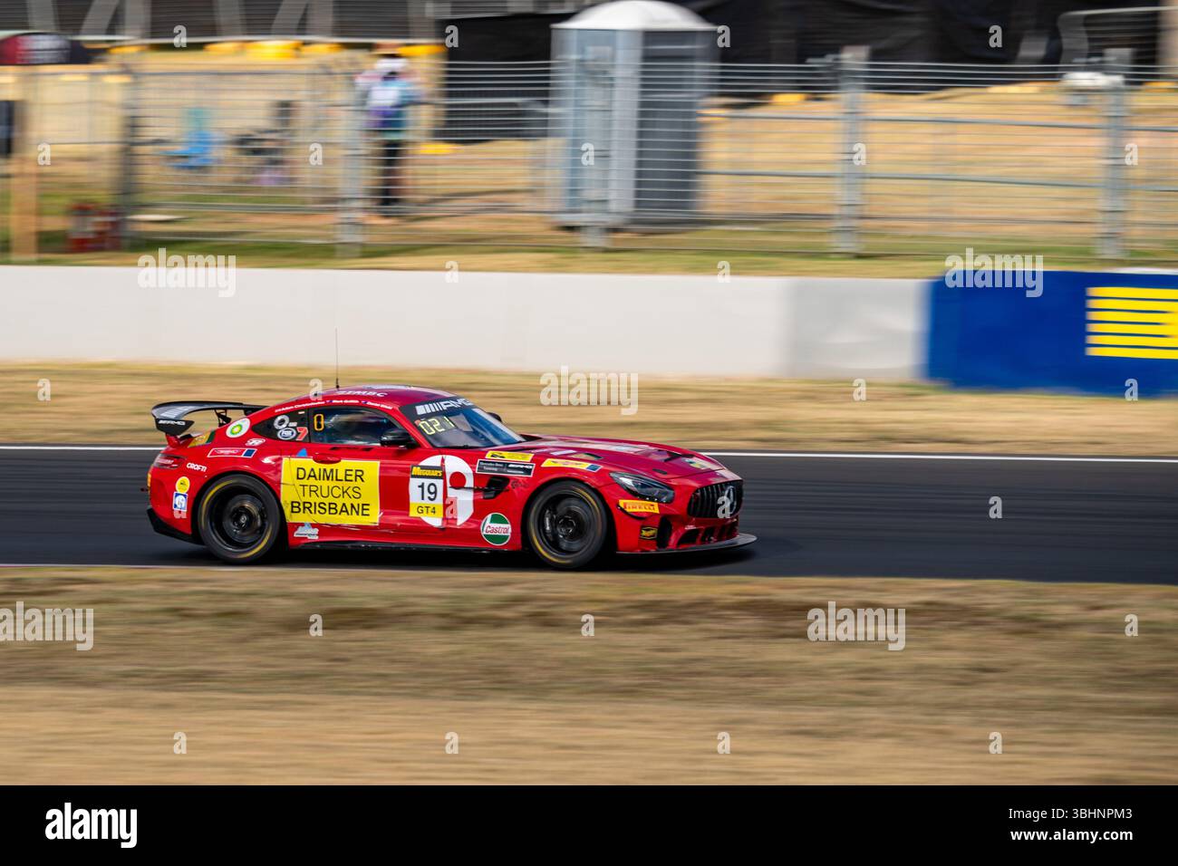 The Team Nineteen Mercedes-AMG GT3 driven by MARK GRIFFITH in the GT4 ...