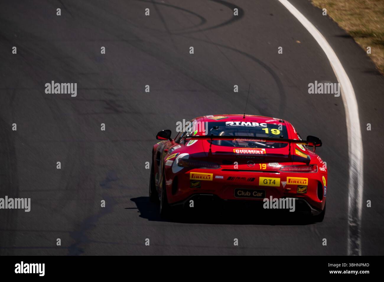 The Team Nineteen Mercedes-AMG GT3 driven by MARK GRIFFITH in the GT4 ...