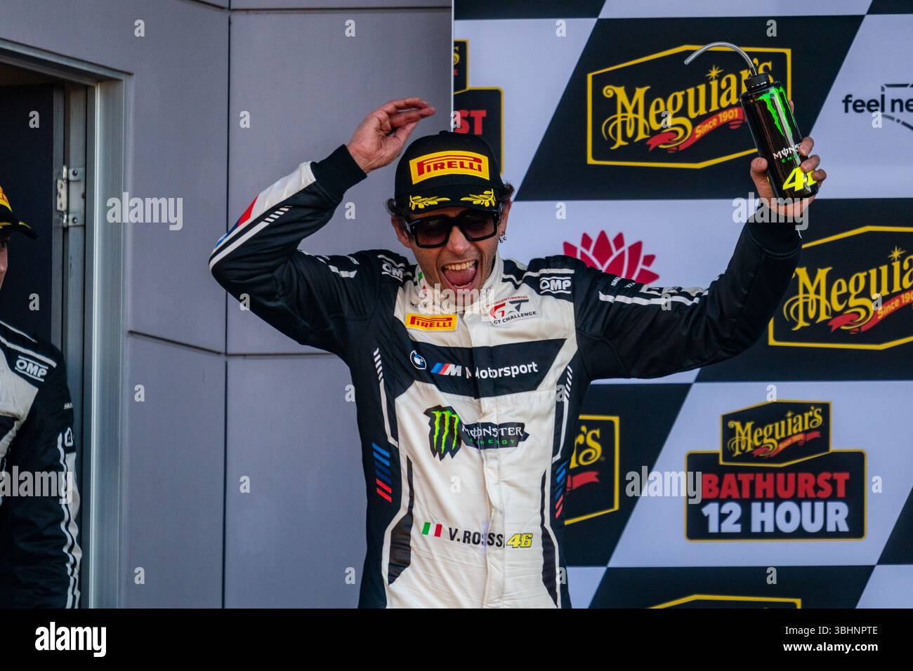 The Team WRT BMW M4 GT3 driven by VALENTINO ROSSI finishes 2nd at the Meguiar's Bathurst 12 Hour ...