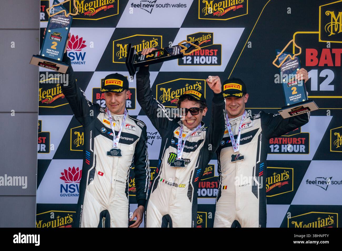 The Team WRT BMW M4 GT3 driven by VALENTINO ROSSI, CHARLES WEERTS, and ...