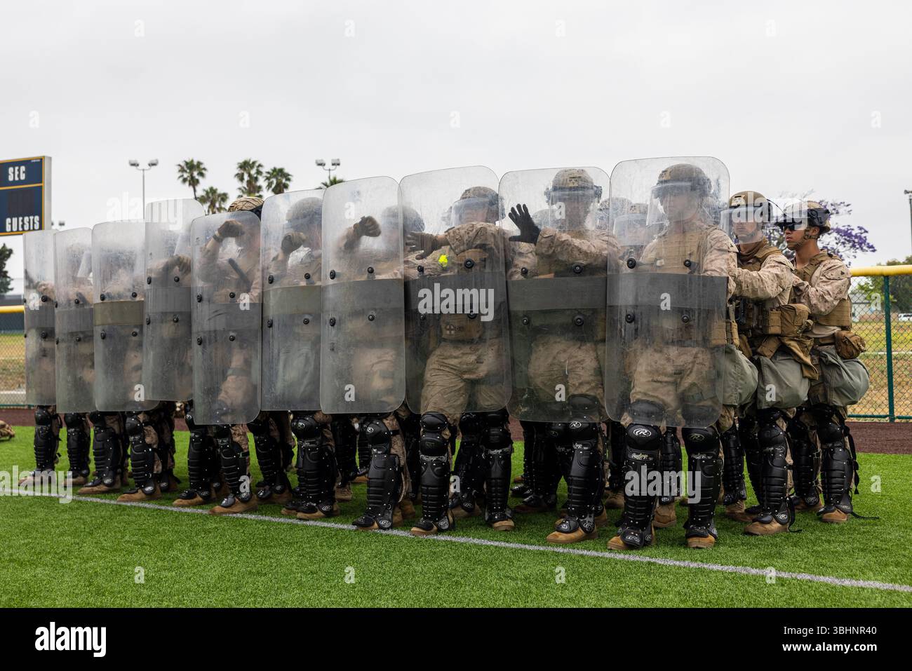 Nonlethal tactics hi-res stock photography and images - Alamy