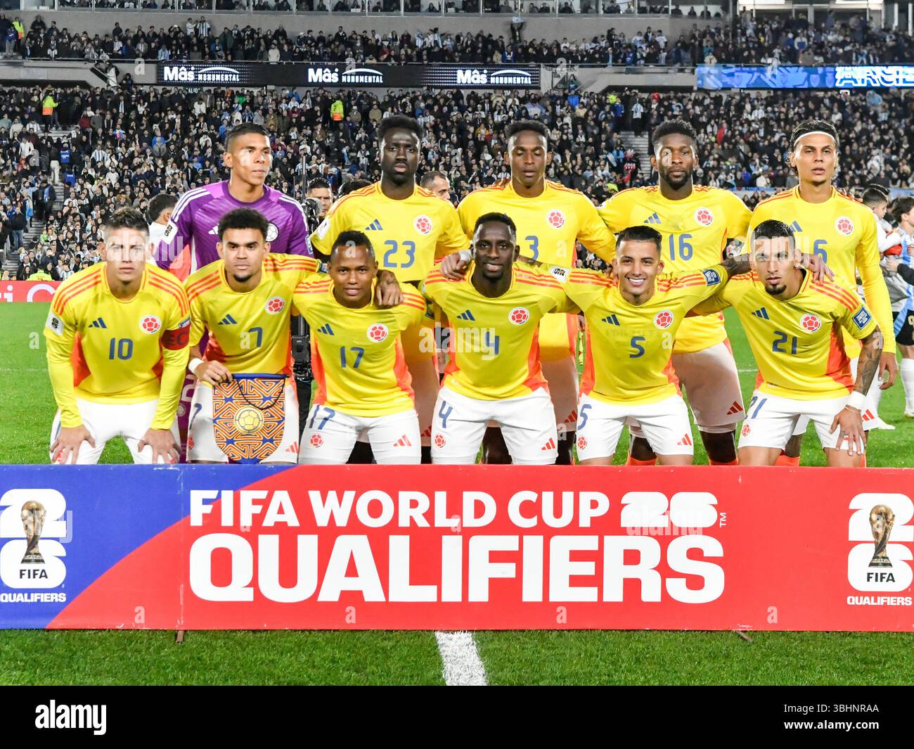 Buenos Aires, Argentina. june 11, 2025. Colombia Teamduring the match ...