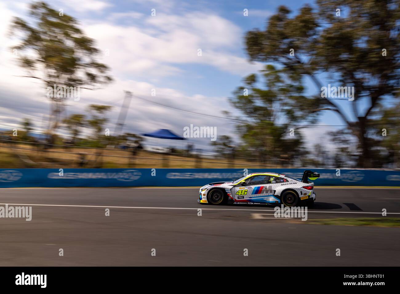 The Team WRT BMW M4 GT3 driven by VALENTINO ROSSI in the Pro category at Meguiar's Bathurst 12 ...