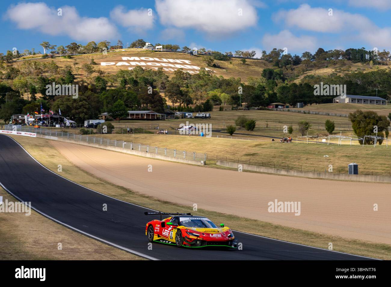 The Arise Racing GT Ferrari 296 GT3 driven by CHAZ MOSTERT in the Pro category at Meguiar's ...