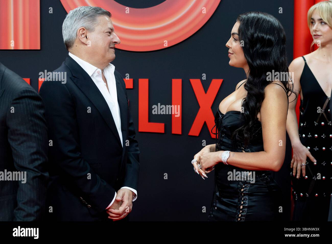 Ted Sarandos and Georgina Rodríguez attended 'the red carpet for the ...