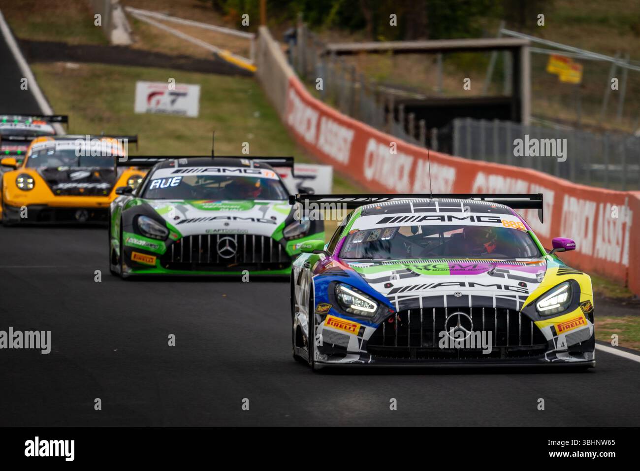 The Mercedes-AMG Team GMR Mercedes-AMG GT3 driven by MARO ENGEL in the ...