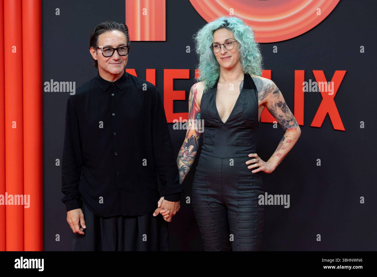 Carlos Santos and Raquel Álvarez attended 'the red carpet for the 10th ...