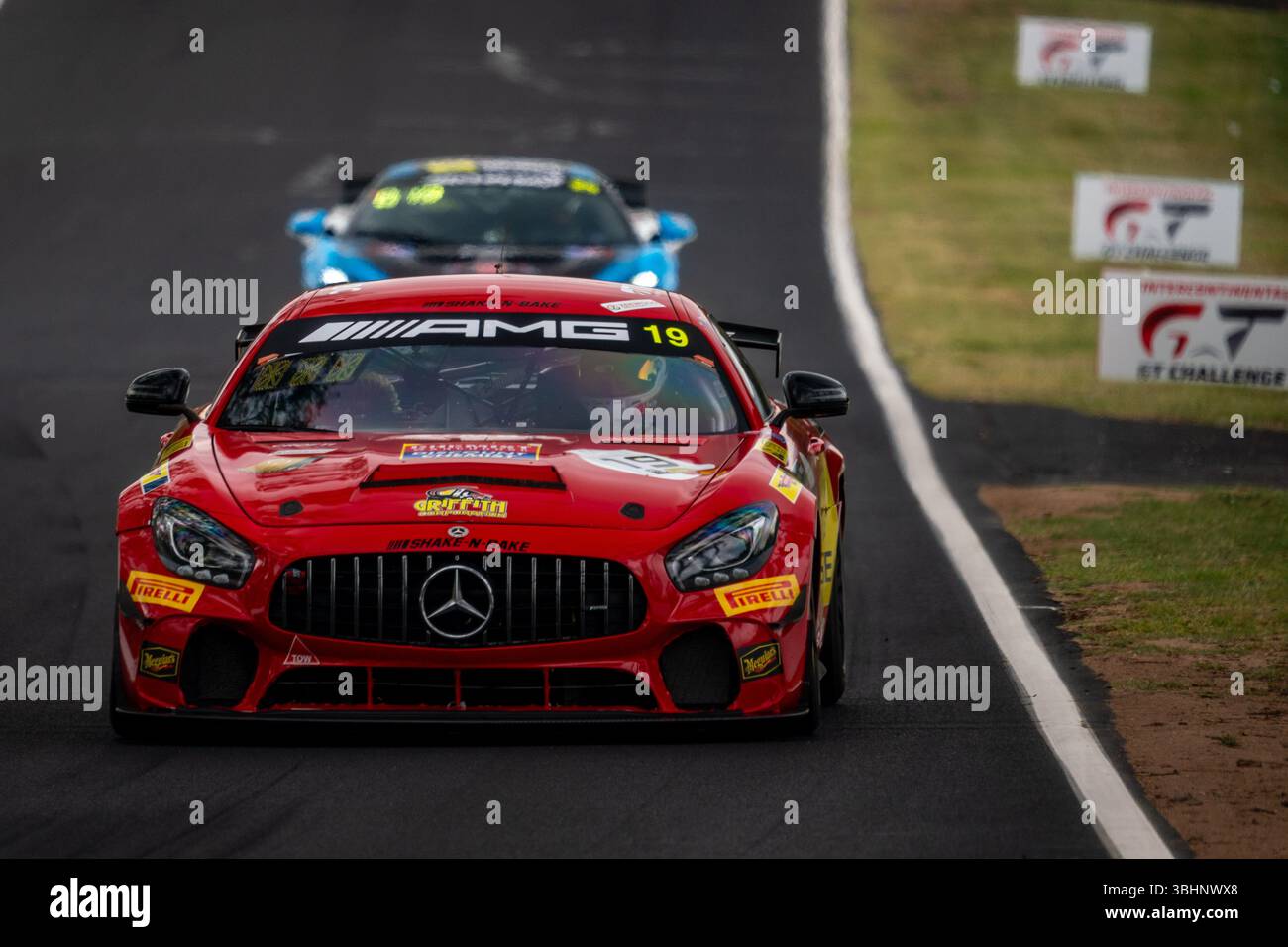 The Team Nineteen Mercedes-AMG GT3 driven by MARK GRIFFITH in the GT4 ...