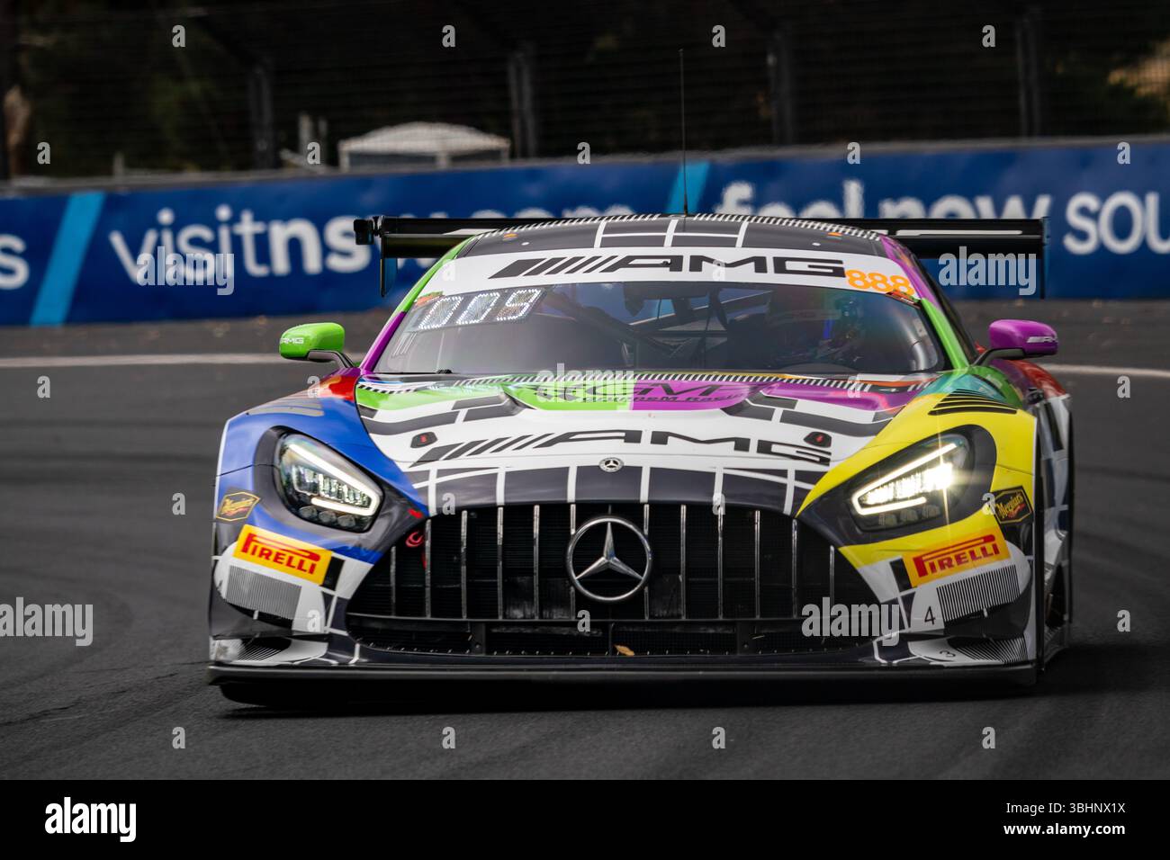 The Mercedes-AMG Team GMR Mercedes-AMG GT3 driven by MARO ENGEL in the ...