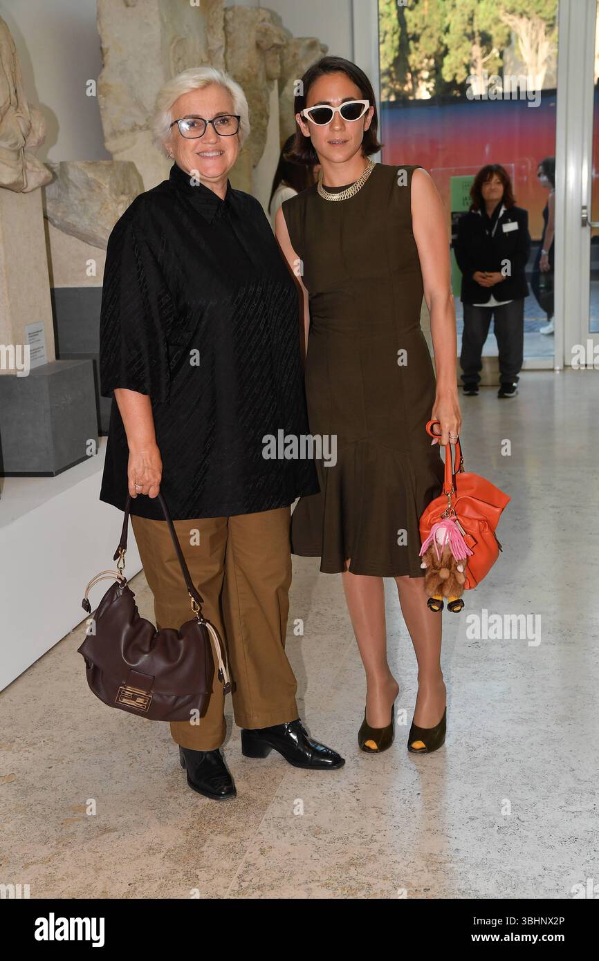 Rome, Italy. 11th June, 2025. Rome, Ara Pacis Museum, Carla Fendi ...