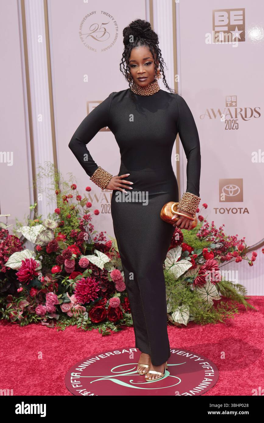 Los Angeles, USA. 10th June, 2025. Jennifer Sears attends the 2025 BET ...