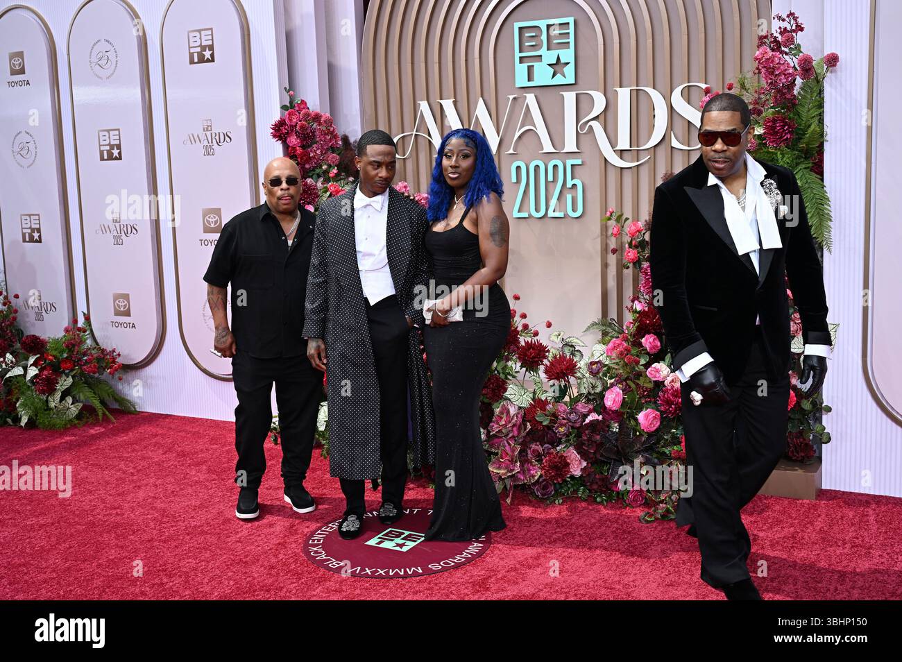 Spliff Star, Trillian Wood-Smith, Connie Diiamond und Busta Rhymes bei ...