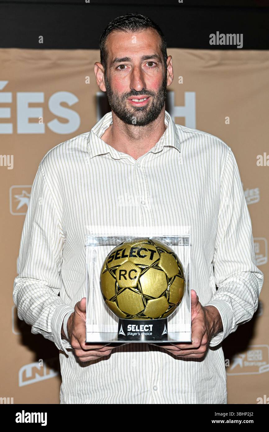 Raphael Caucheteux during a ceremony for the LNH Trophies of the French ...