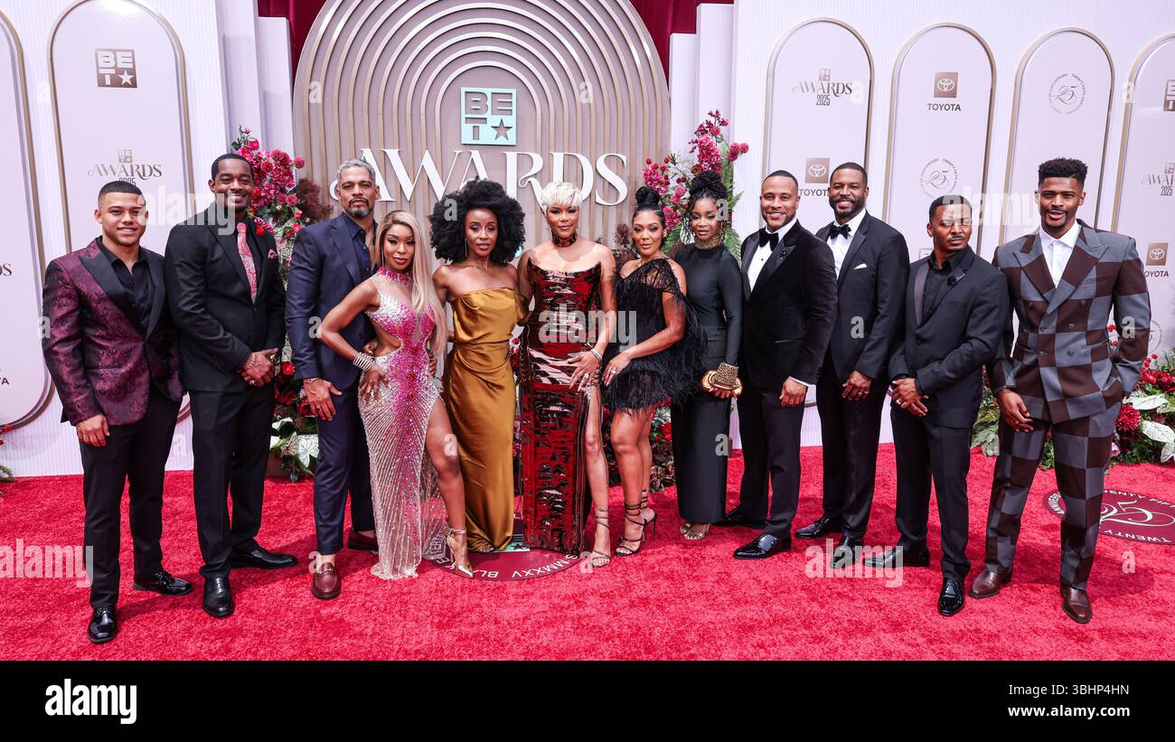 LOS ANGELES, CALIFORNIA, USA - JUNE 09: Kane Parks, Rico Ball, Donovan ...