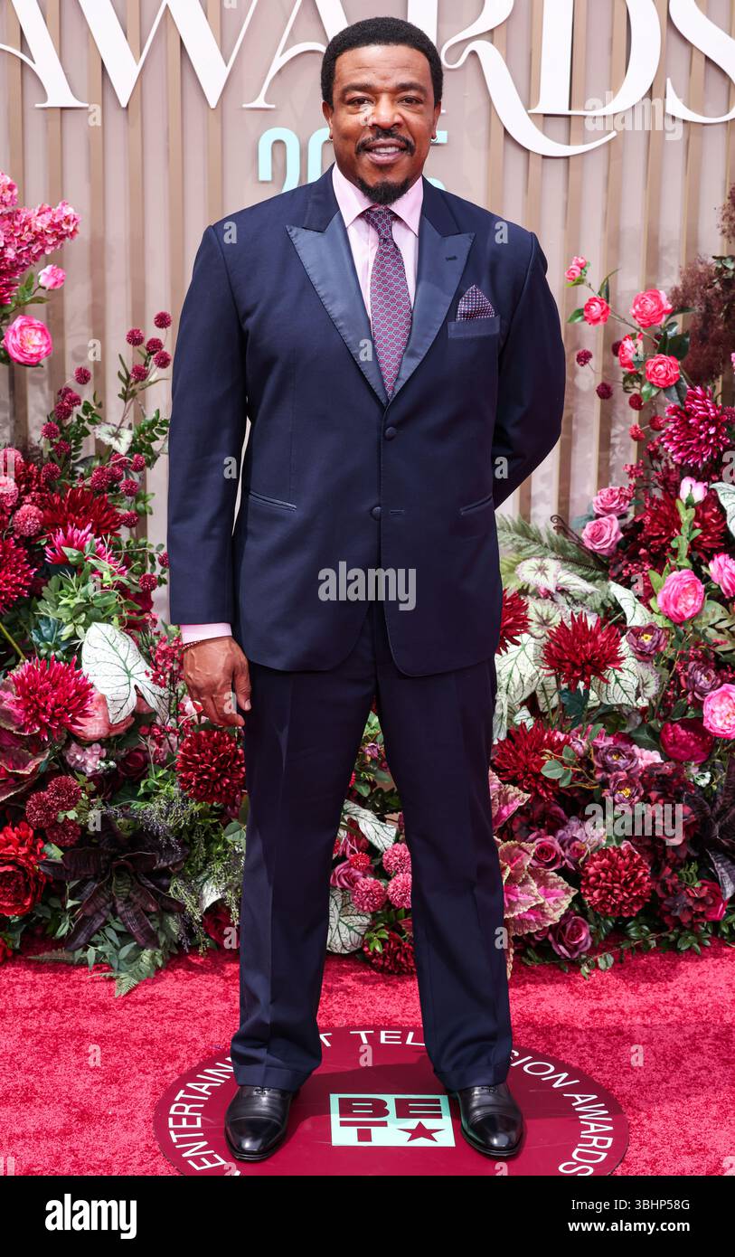 LOS ANGELES, CALIFORNIA, USA - JUNE 09: American actor Russell Hornsby ...