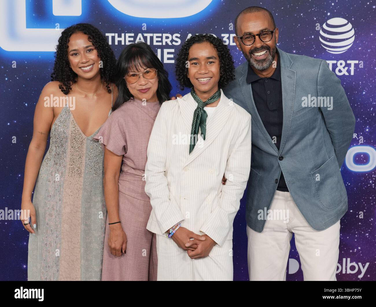 (L-R) Sister, Mom Irene Gonzales Asuncion, Yonas Ascunsion Kibreab and Dad Bemnet Kibreab ...