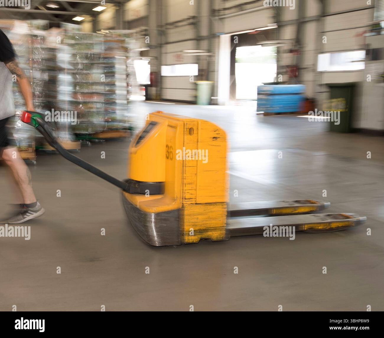 a dolley in warehouse logistics for cargo and freight transportation a ...