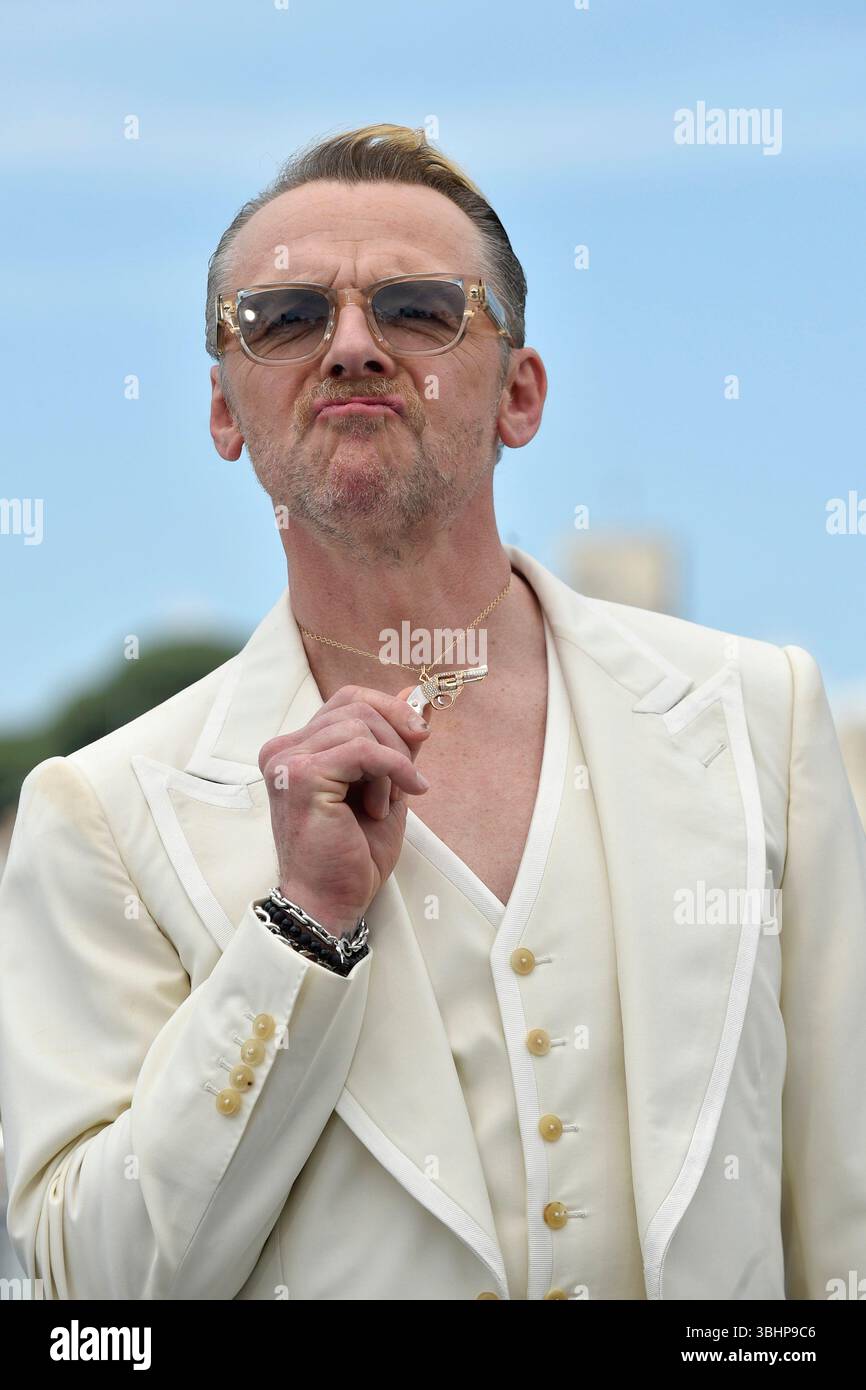 78th Cannes Film Festival, May 14, 2025: actor Simon Pegg posing during ...