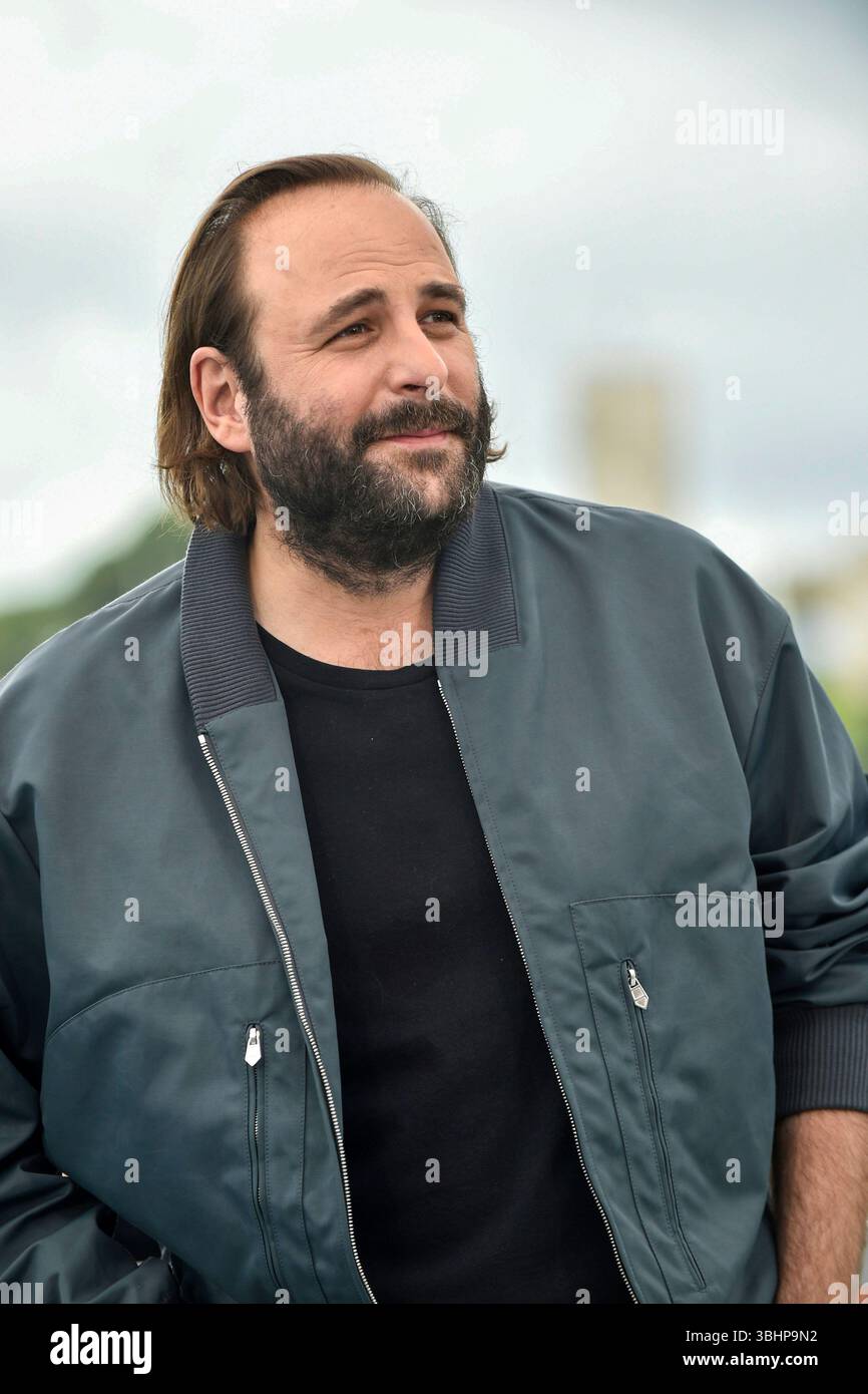 78th Cannes Film Festival, May 16, 2025: actor Vincent Macaigne posing ...